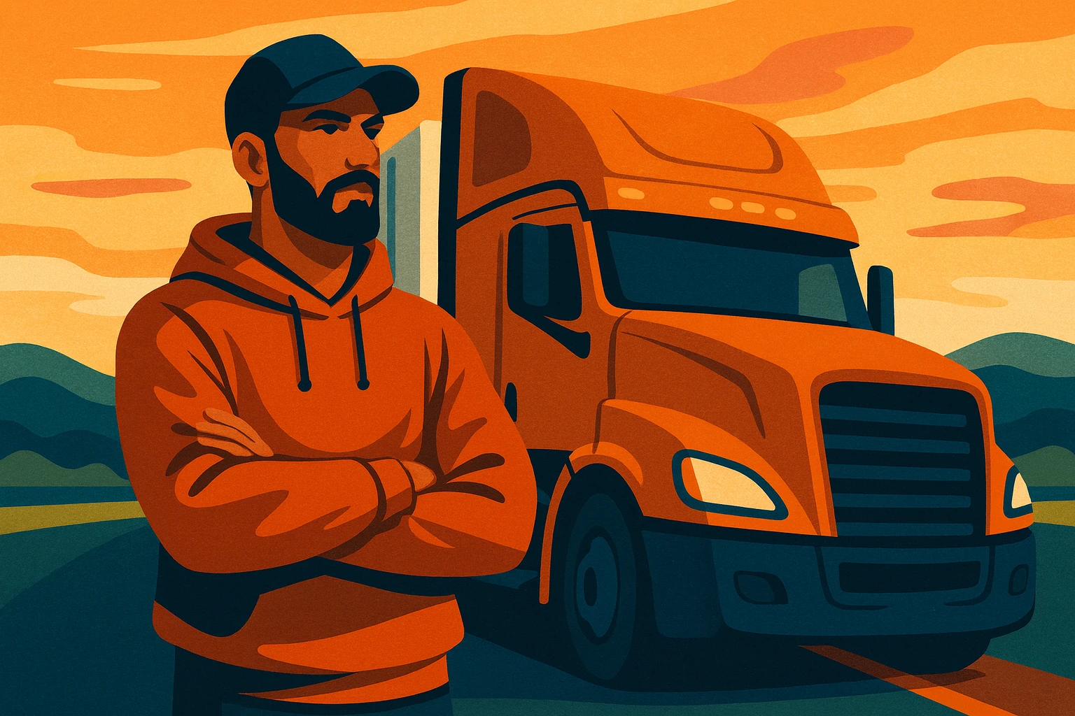 Confessions of a Long-Haul Truck Driver - Caveman Circus
